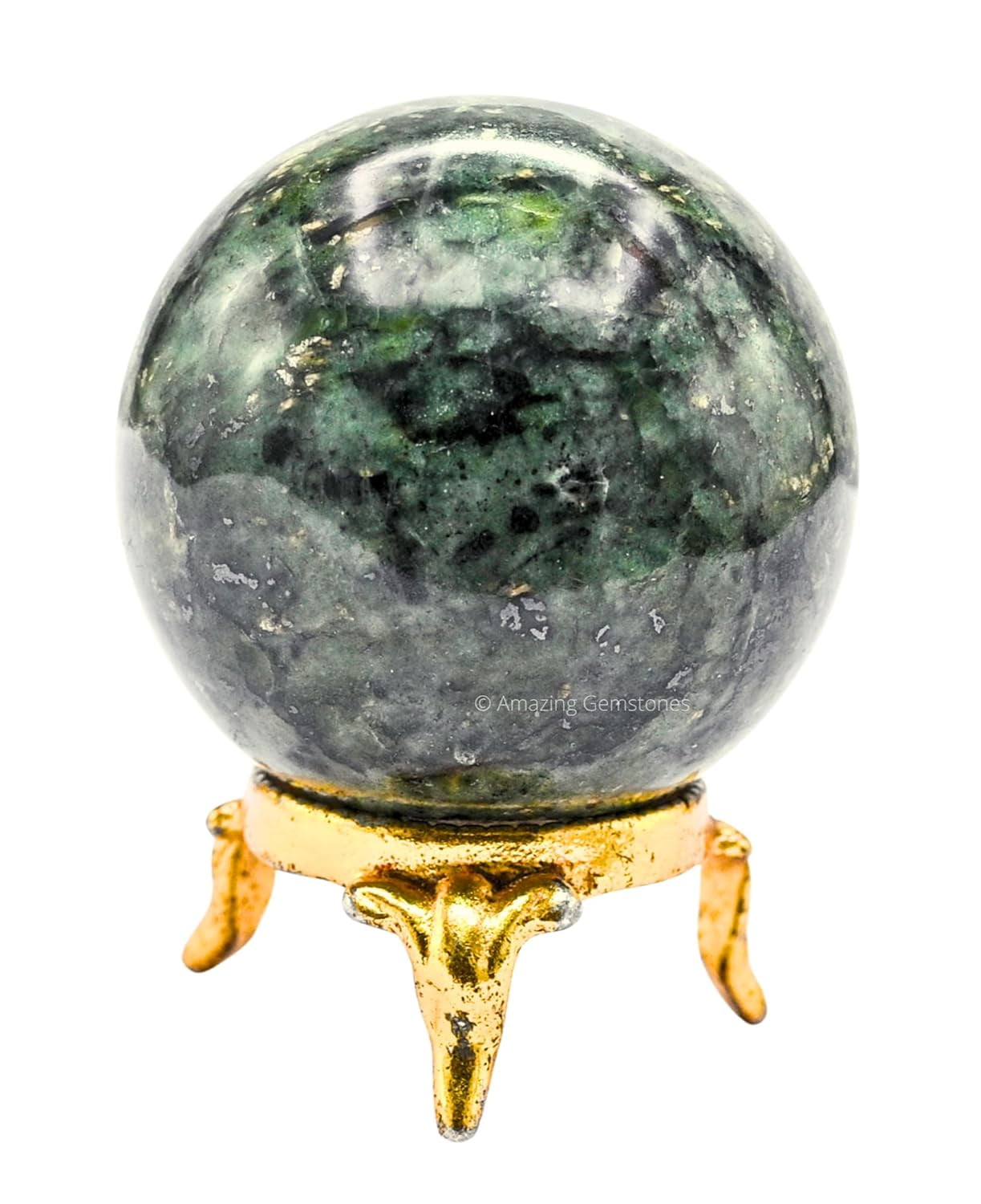 Green Jade Crystal Ball Sphere 2" Inches - Walmart.com