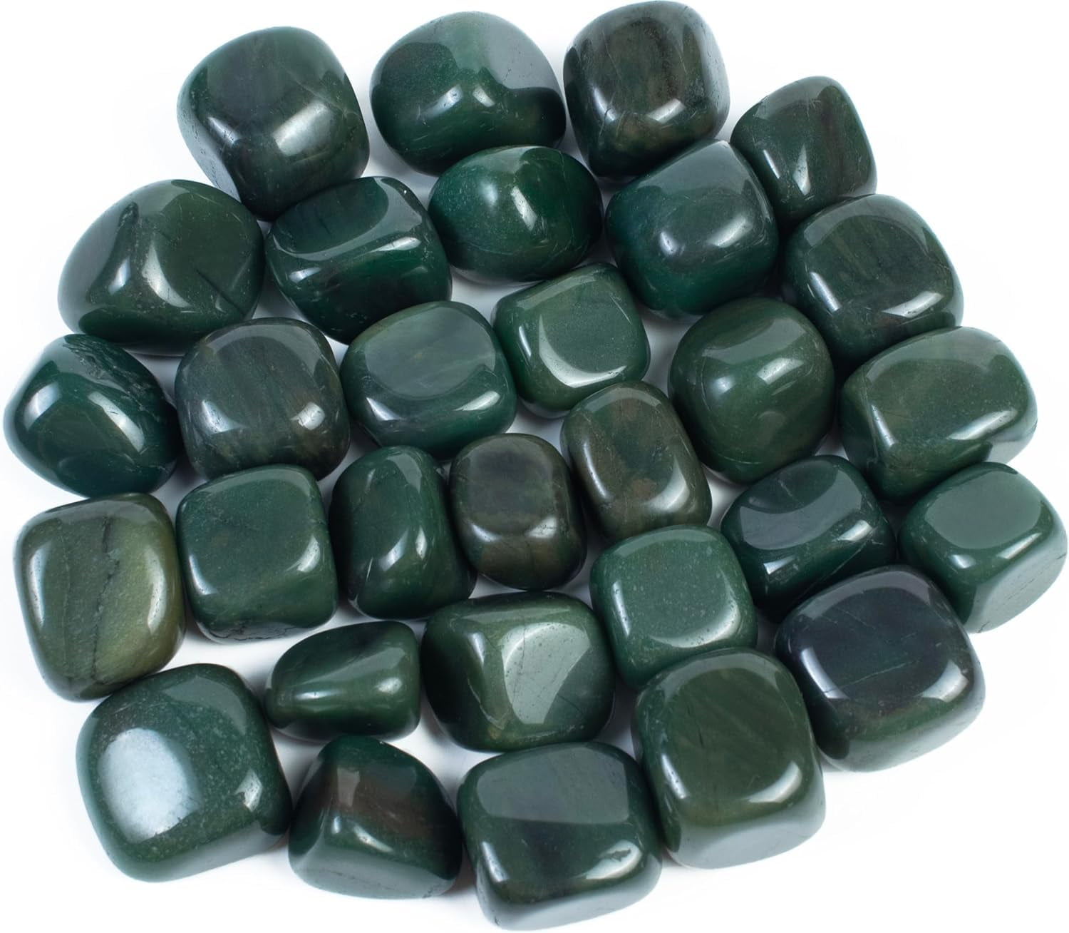 Green Jade Tumbles Crystal Healing Stone Tumble Reiki Healing Crystals ...