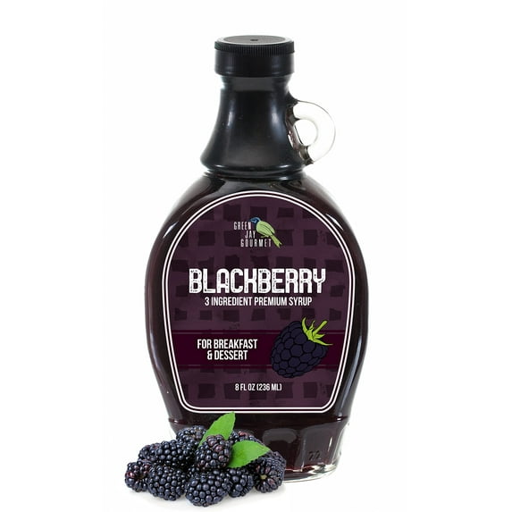 Green Jay Gourmet Blackberry GGA1 Syrup - 3 Ingredient Syrup with Fresh ...