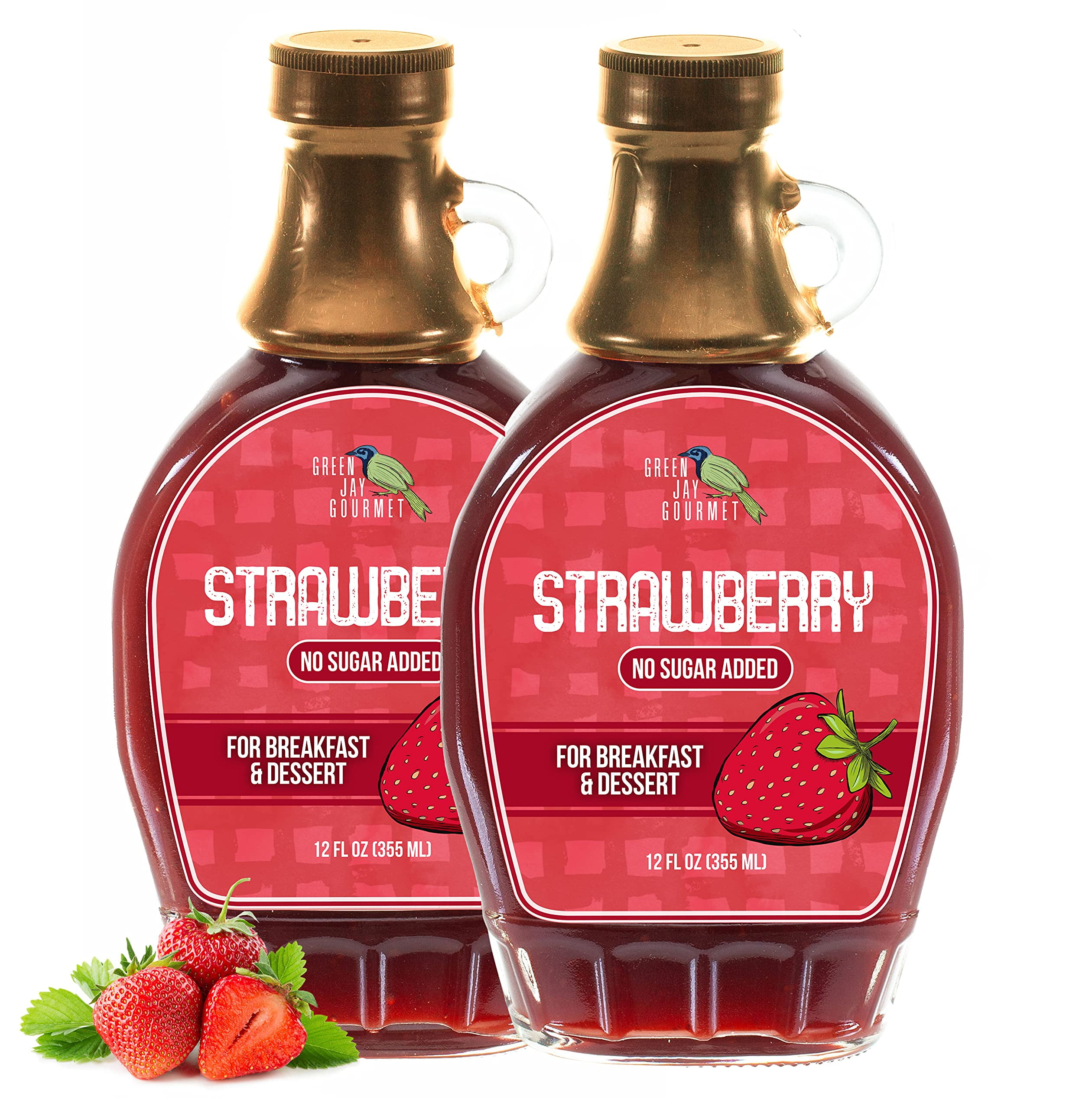 Green Jay Gourmet No KEF16 Sugar Added Strawberry Low Sugar Breakfast ...