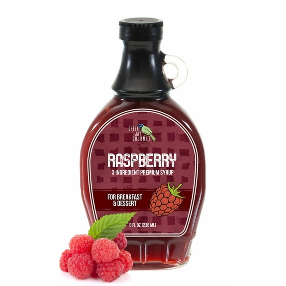 Green Jay Gourmet Raspberry GGA1 Syrup - 3 Ingredient Syrup with Fresh ...