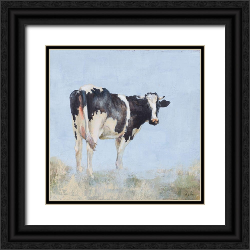 Green, Jenny 20x20 Black Ornate Wood Framed with Double Matting Museum ...