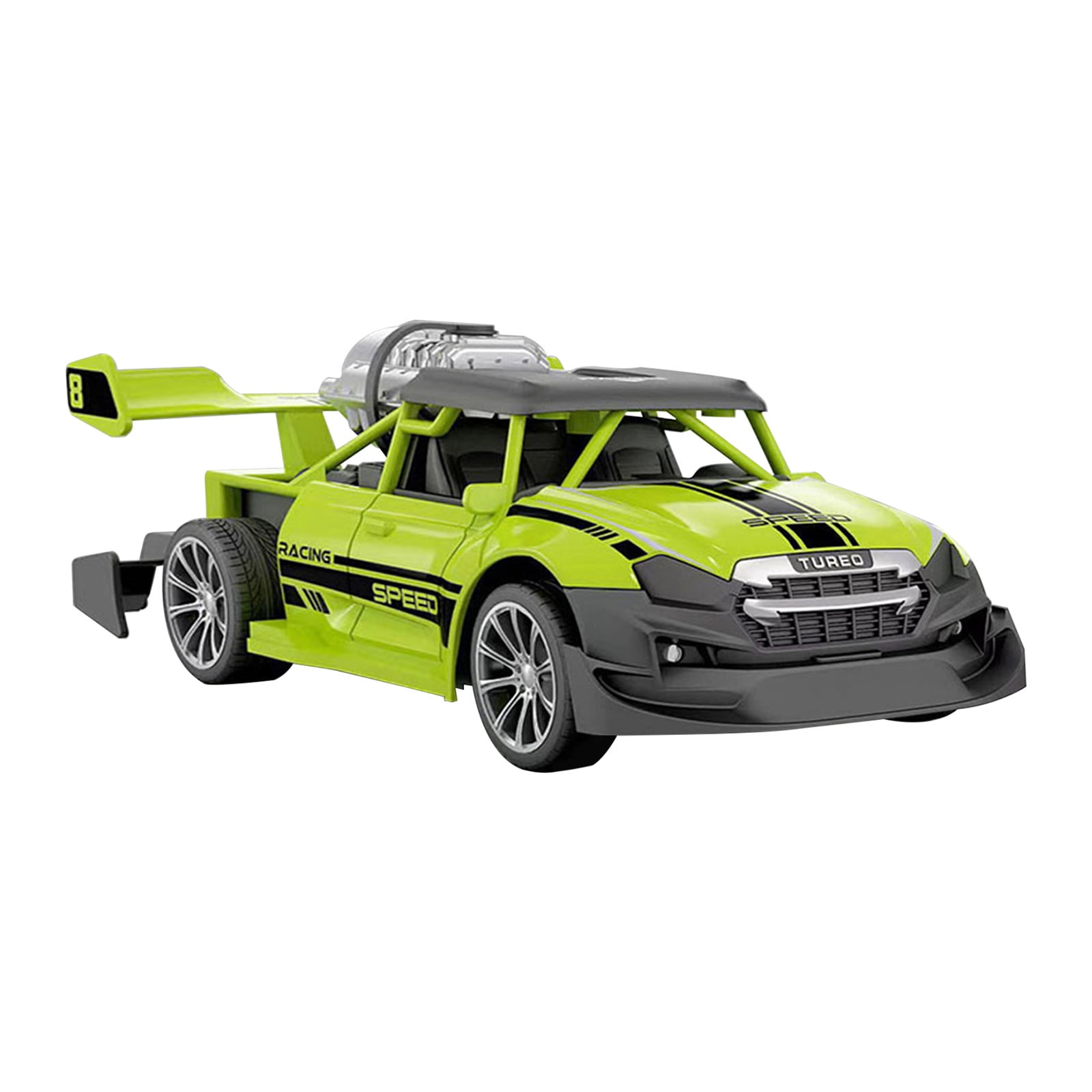 Green Kids Remote Control Drift Racing Car With Led Spray Function High ...