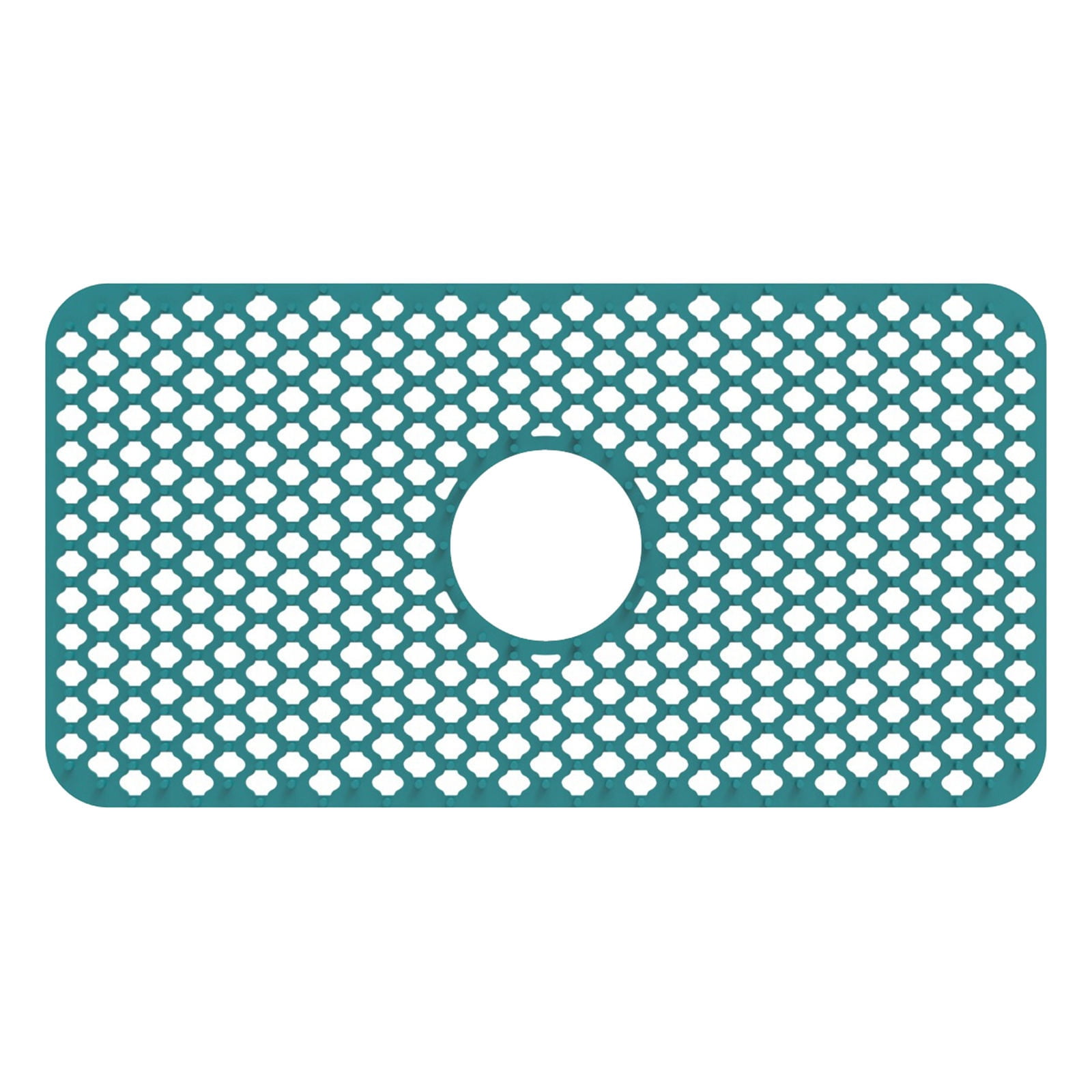 Green Kitchen Drain Rack Silicone Kitchen Sink Protector Mat Folding ...