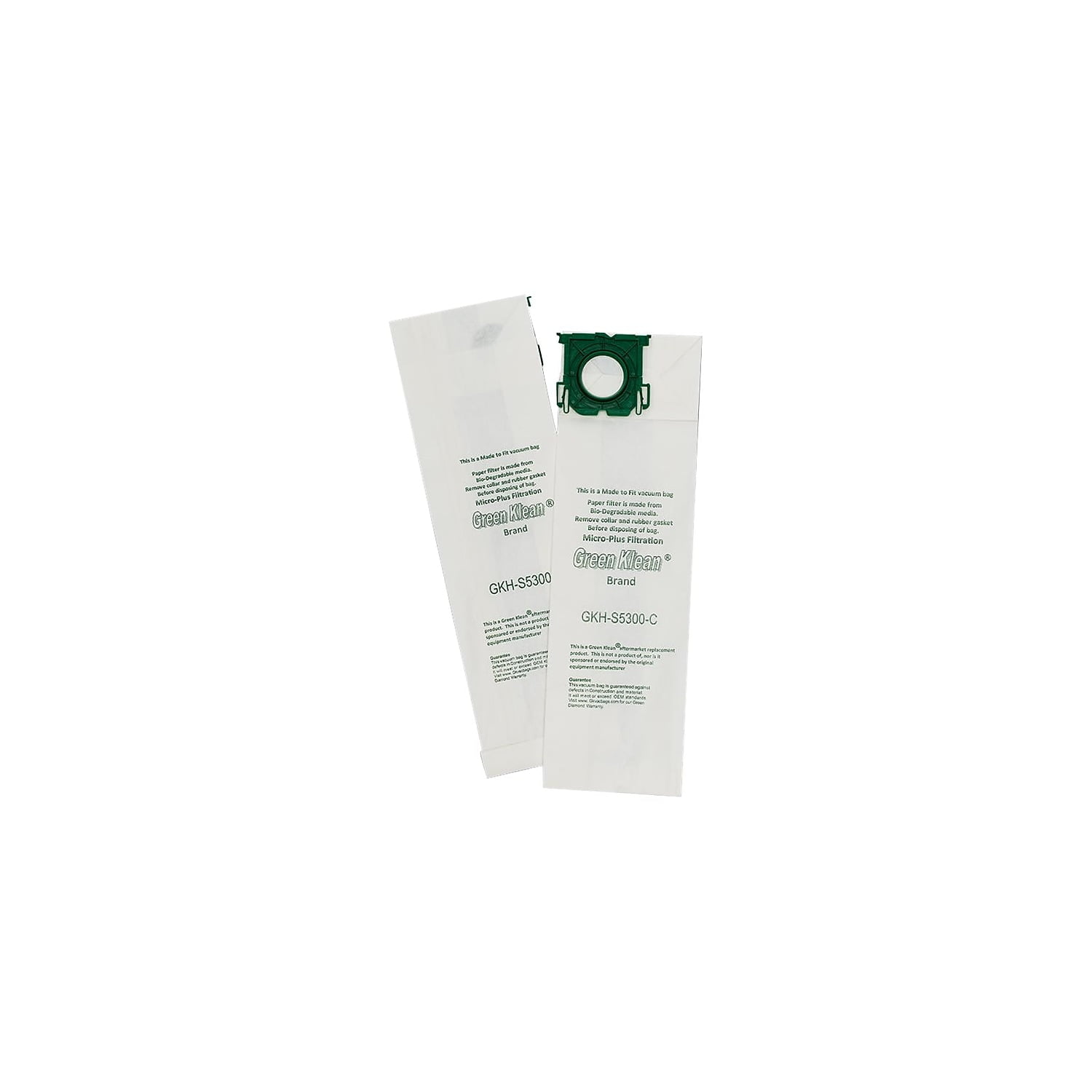 Green Klean Vacuum Bag White 10/Pack (GKH-S5300) GKH-S5300-P - Walmart.com