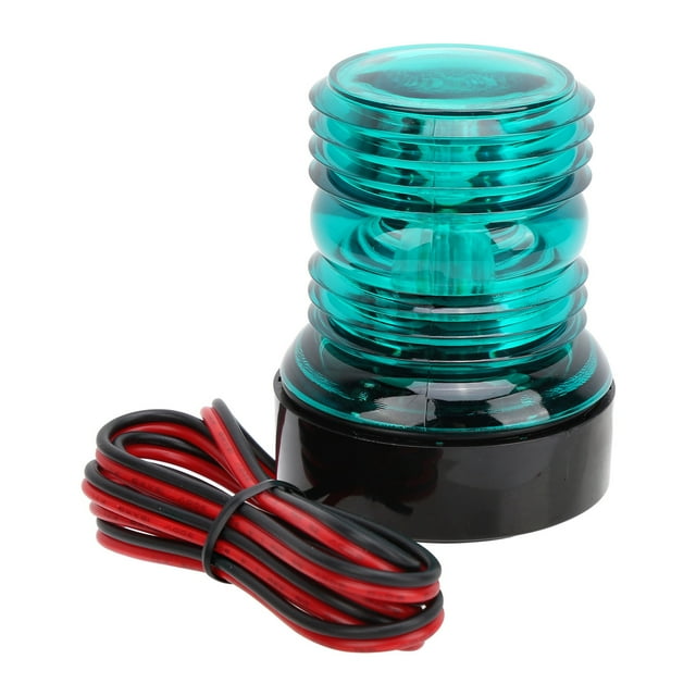 Green LED Navigation Anchor Light 360° All Round Lighting for Marine Yacht Sailing - DC12V/24V ...