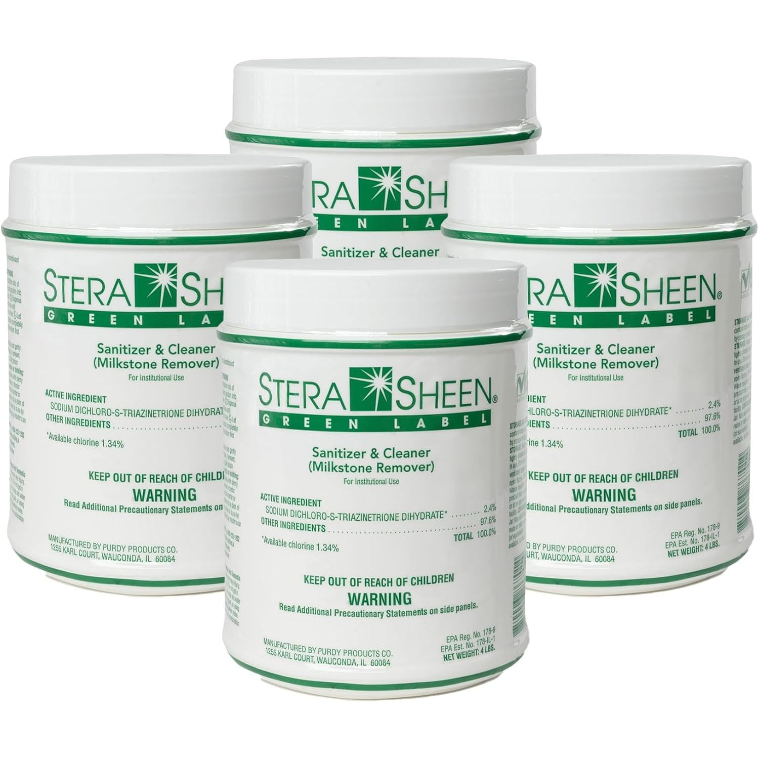 Green Label - Sanitizer, Cleaner, & Milkstone Remover - Cleaner ...