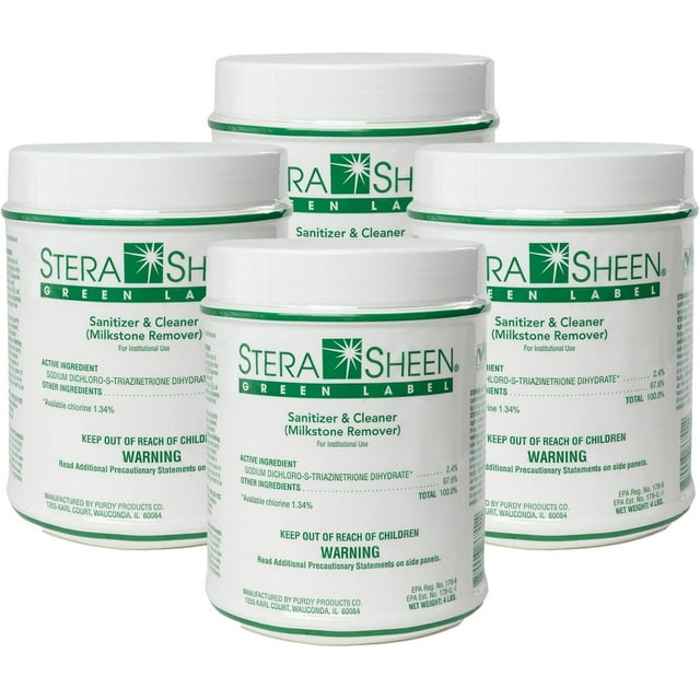 Green Label - Sanitizer, Cleaner, & Milkstone Remover - Cleaner ...