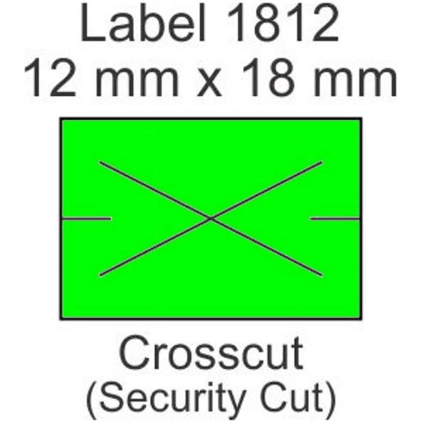 Green Labels for Contact Label Gun Models 6.18 & 7.18 (CGX1812 ...