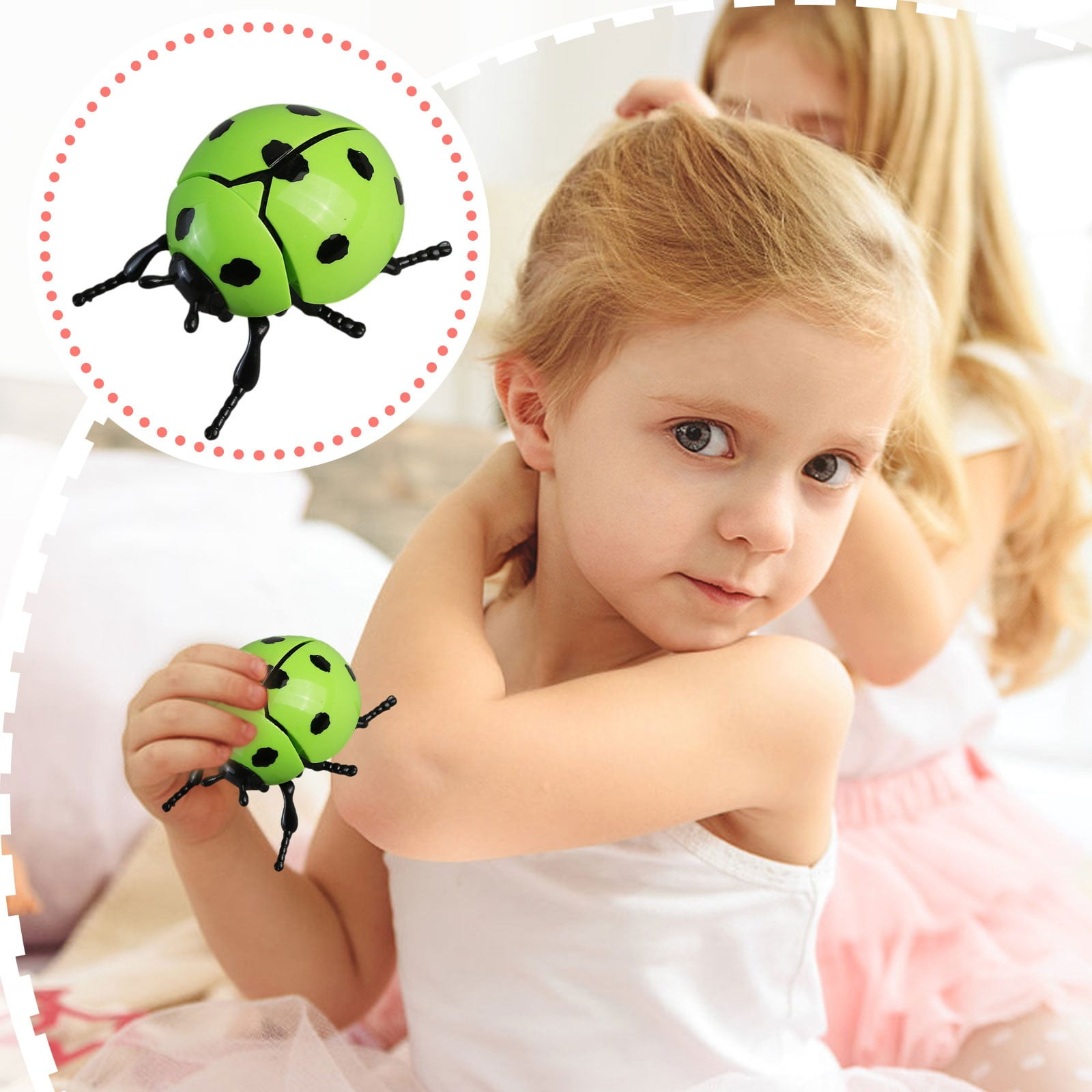 Green Ladybug Wind-Up Toy - Clockwork Ladybug Toy, Fun Wind-Up Toys for ...