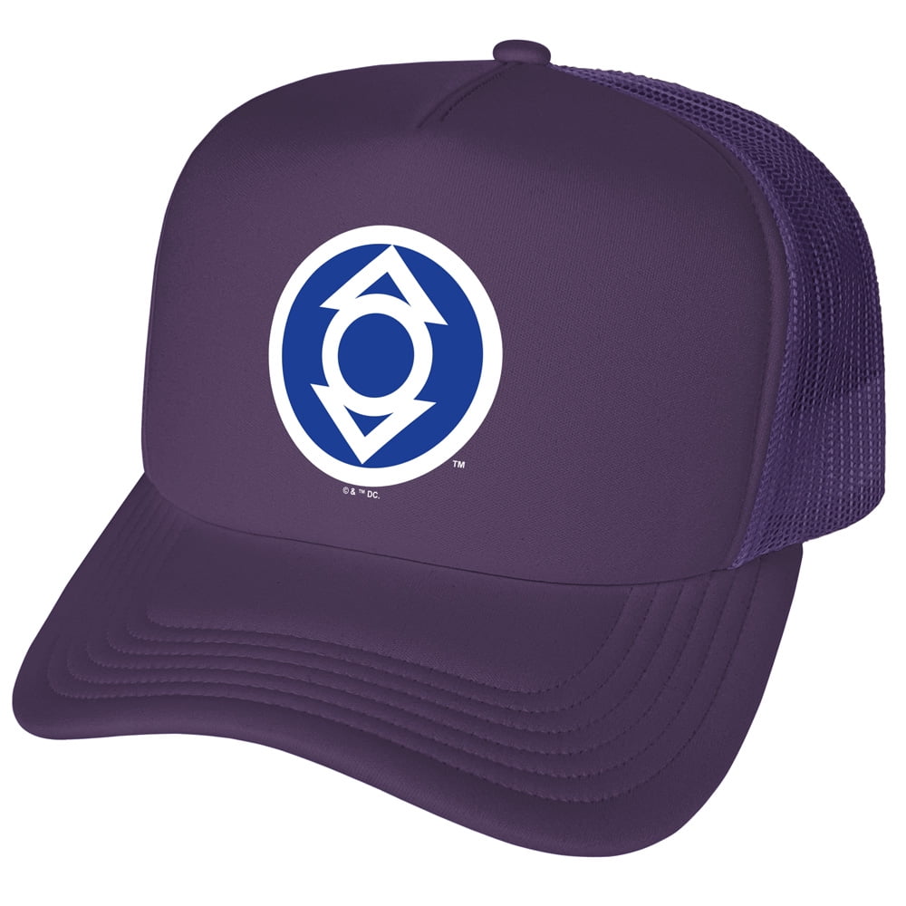 Green Lantern Blackest Night Indigo Lantern Foam Snapback Trucker Hat - Unisex for Men and Women ...