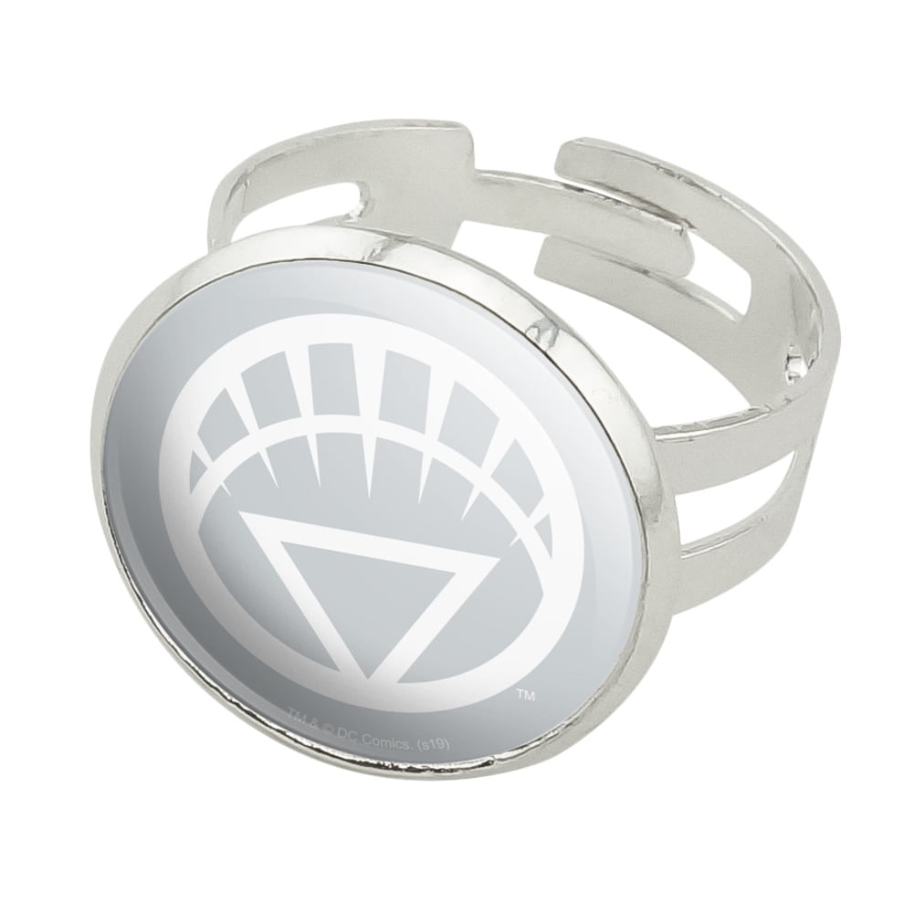 Green Lantern Blackest Night White Lantern Logo Silver Plated ...