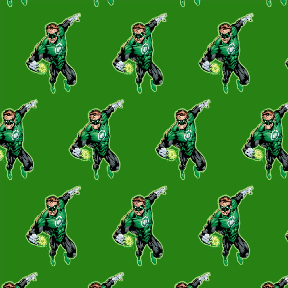 Green Lantern Character Premium Roll Gift Wrap Wrapping Paper - Walmart.com