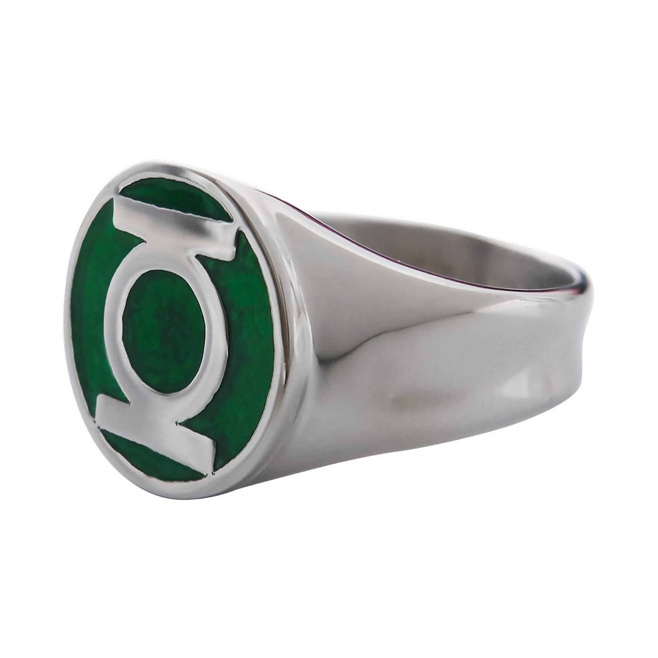 Green Lantern Symbol Stainless Steel Ring-Size 9 - Walmart.com