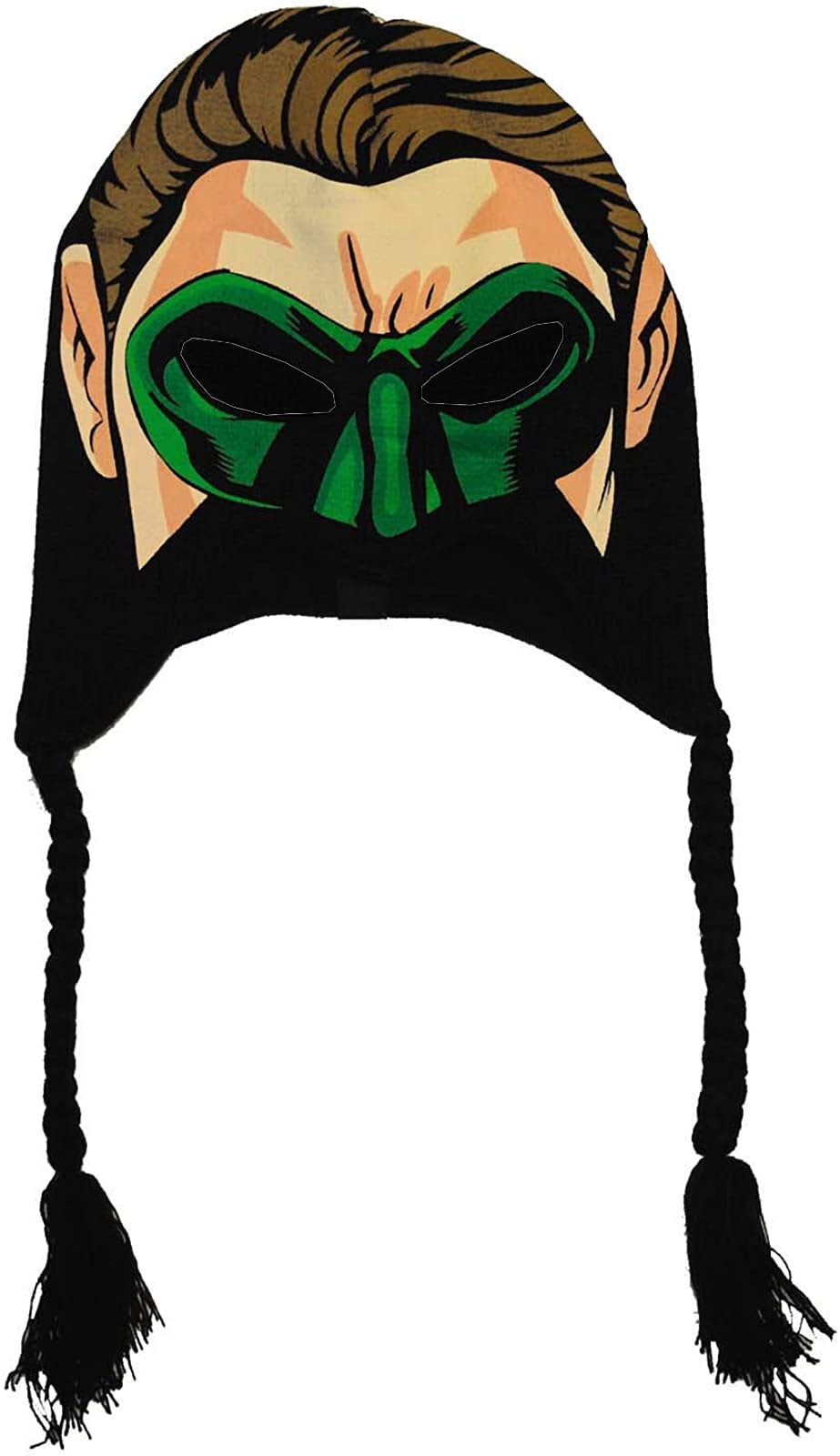 Green Lantern Mask Peruvian Laplander Hat - Walmart.com