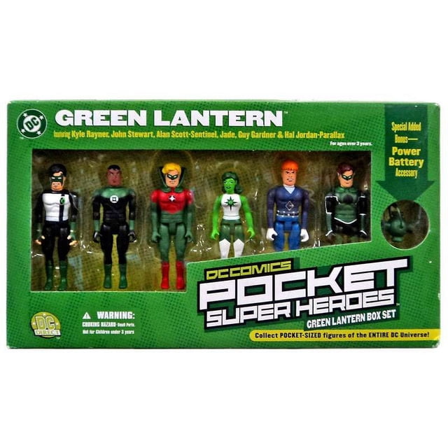 Green Lantern Pocket Super Heroes Kyle Rayner, Jade, Guy Gardner, John ...