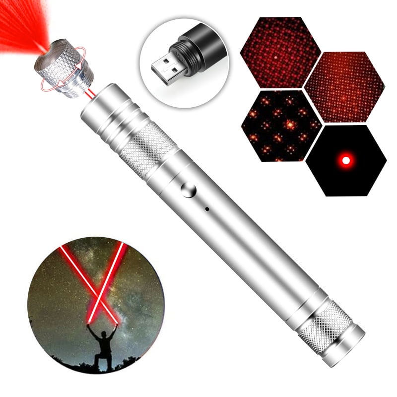 Green Laser Pointer, High Power Long Distance USB Rechargeable High ...
