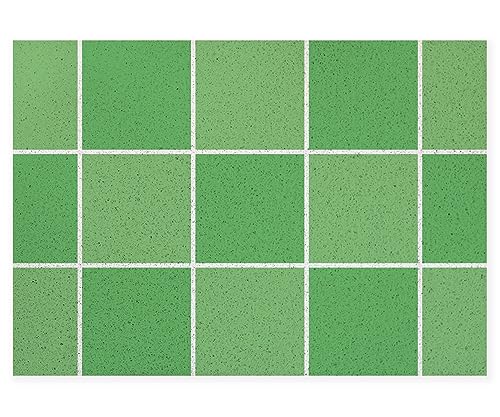 Green Lattice Grid Patio Doormat Anti Skid PVC Coil Door Mats Entryway ...