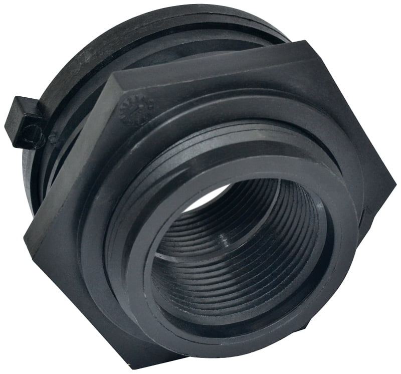 Green Leaf TF300PE Bulkhead Fitting with Gasket, 3 in, FNPT, EPDM ...