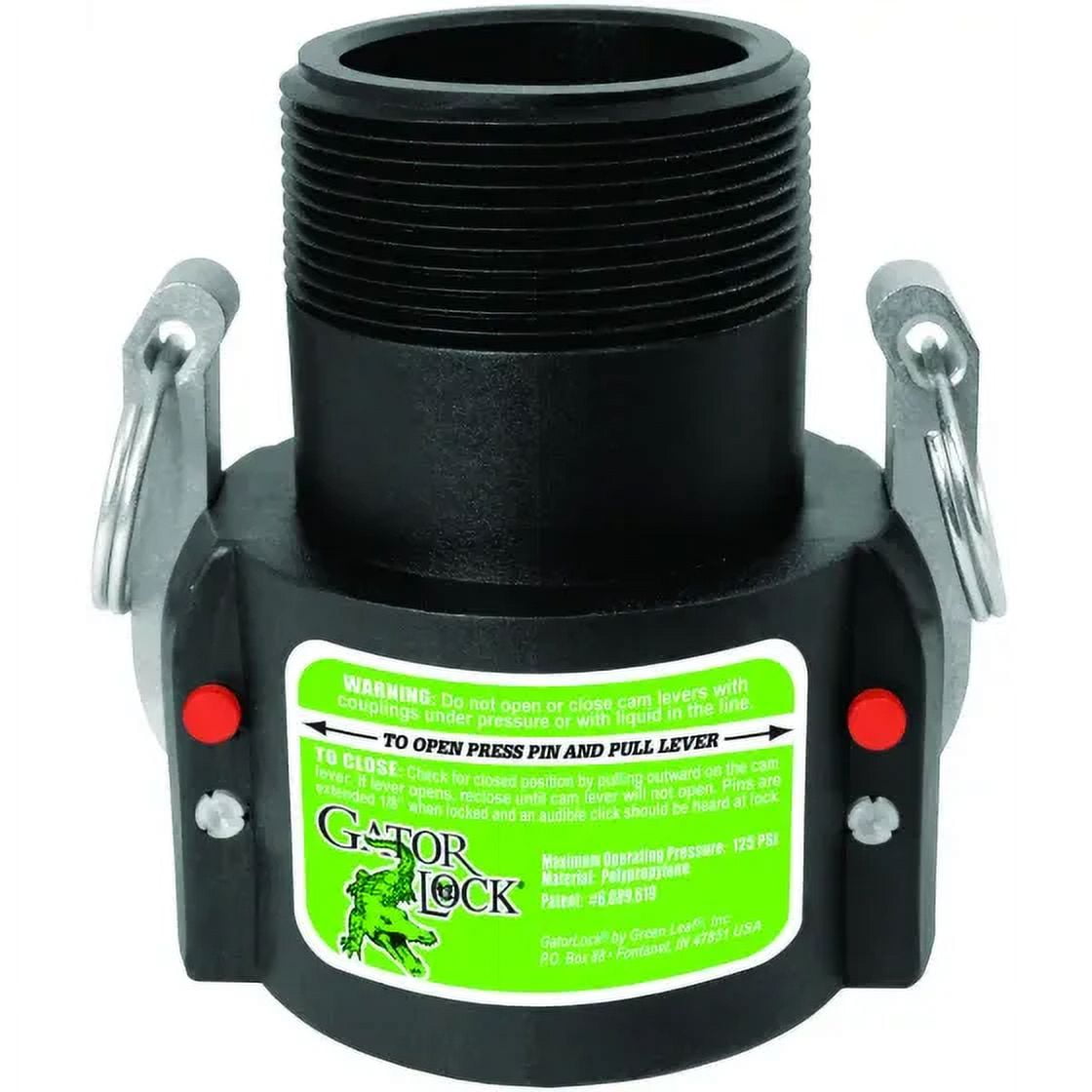Green Leaf GLP 150 B Gator Lock Cam Lever Coupling, 1-1/2 Inch Female ...