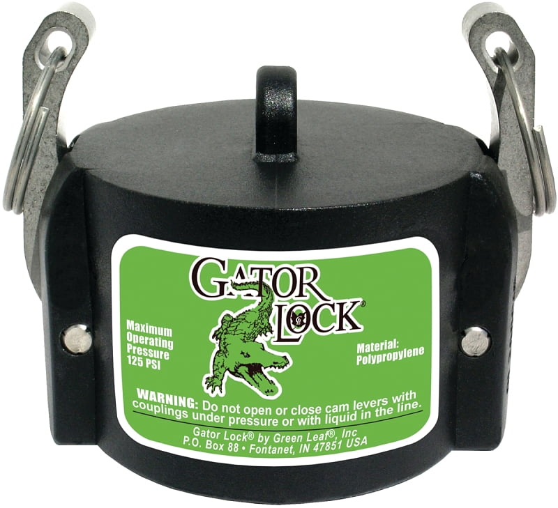 GREEN LEAF GLP200CAPNL Cam Lock Cap, 2 in, Male, 125 psi Pressure Class ...