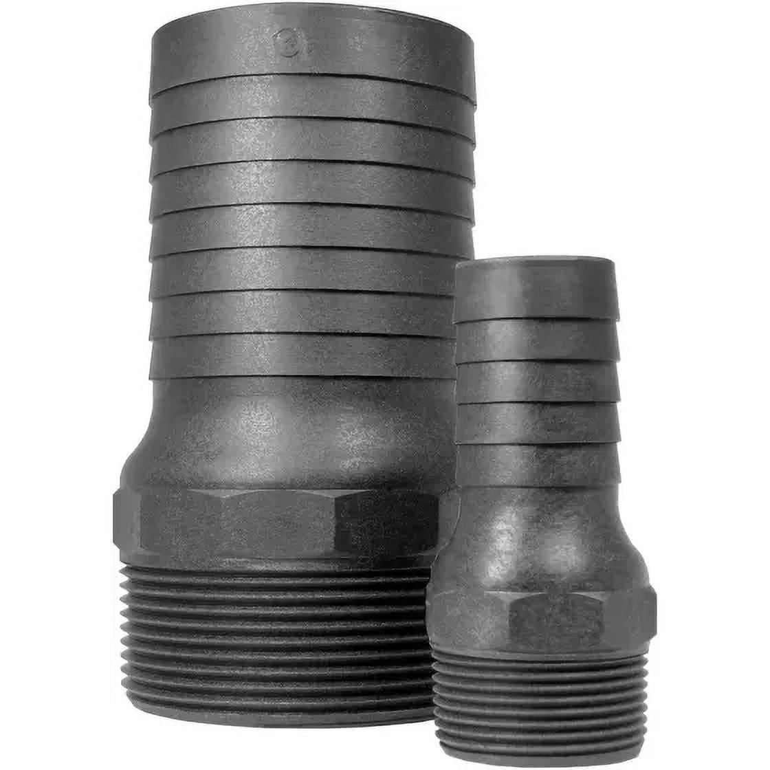 Green Leaf HB100/CN 100 Nipple Heavy Duty Combo Poly 1 Inch Barb, Each ...