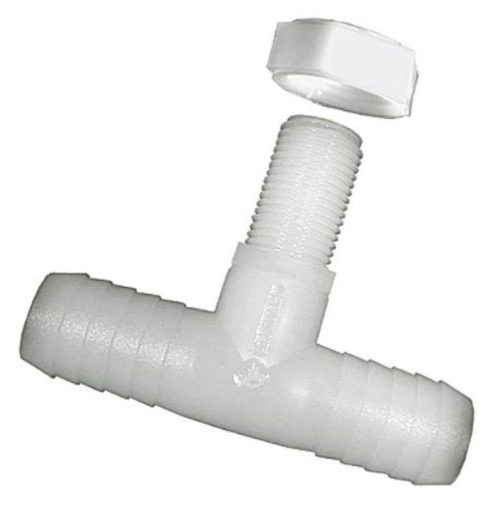 Green Leaf NTT 38-2 Tee Nozzle Fittings 3/8 inch, 2-Pack - Walmart.com