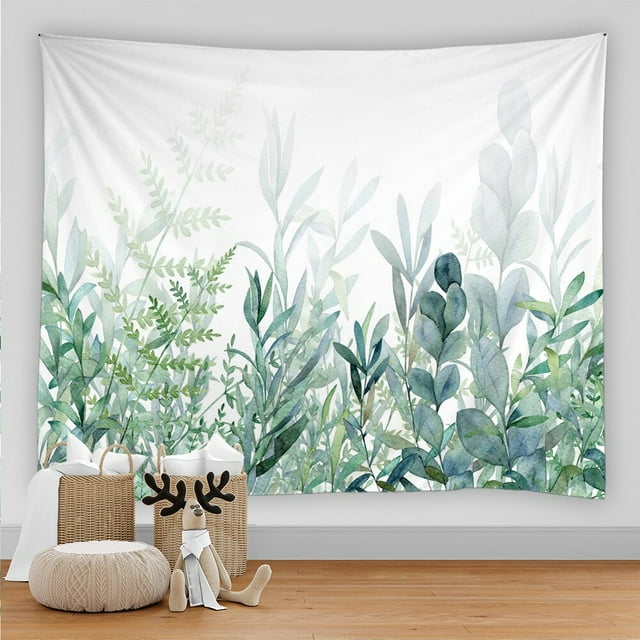 Green Leaf Plant Tapestry Plantain Leaves Tropical Plants Of Southeast ...