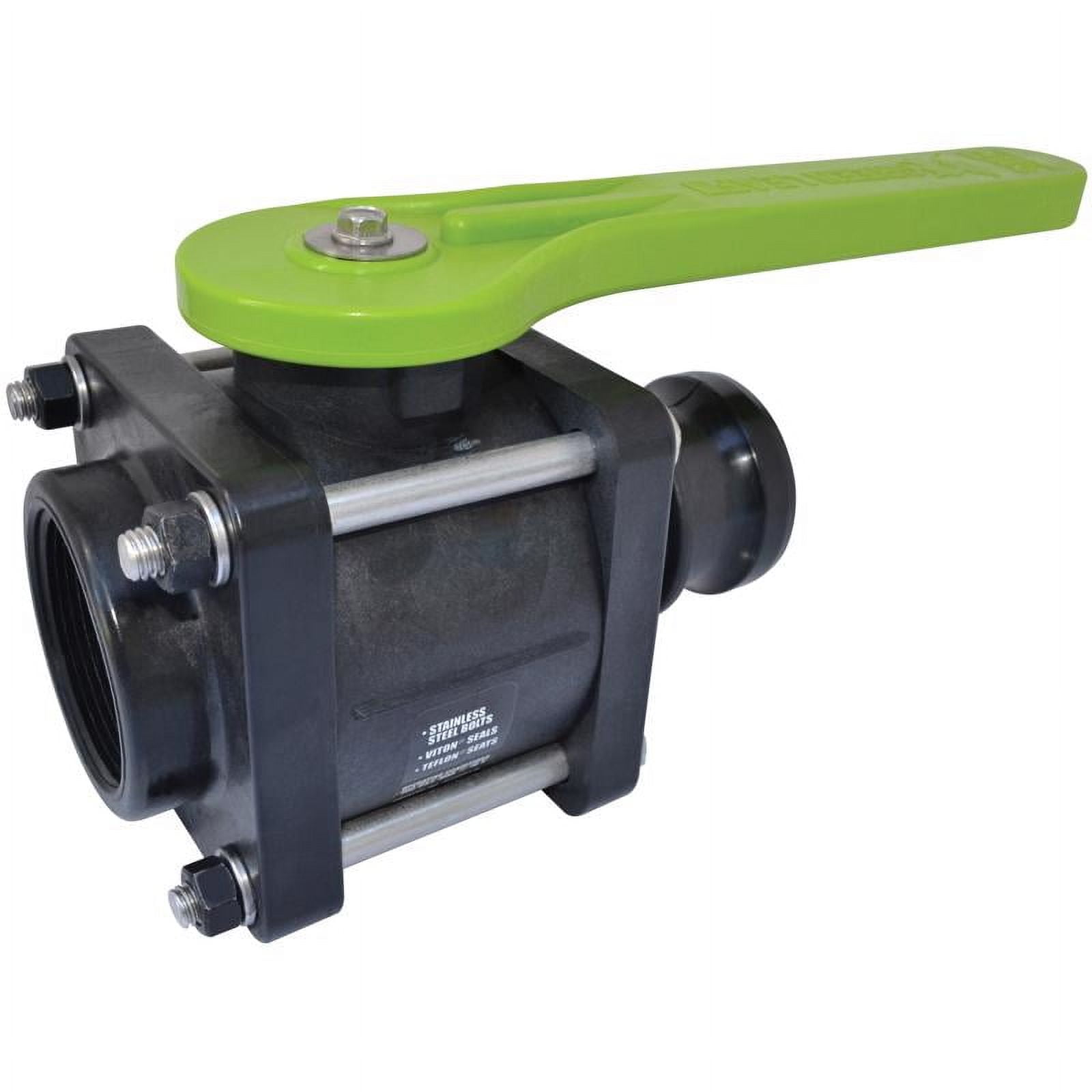 Green Leaf Inc Valve Ball 4 Bolt 2In F Nptxm VF 204 FP - Walmart.com