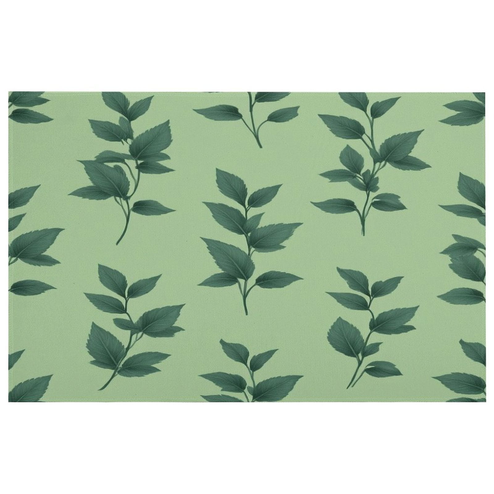 Green Leaf Vine Pattern Adult Home Decor Bedroom Living Room Crystal ...