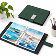 Green Leather Watercolor Sketchbook Acid Free 300gsm Hot Press Paper ...
