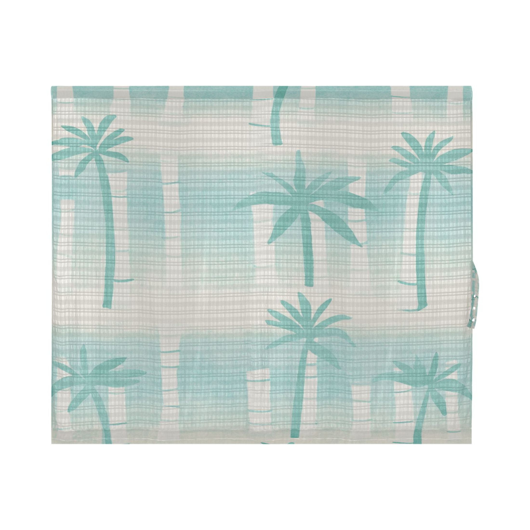 Green Leave and Palm Pattern Door Panels 25x72in Breathable Mesh ...