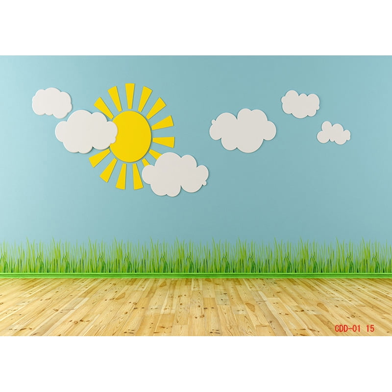 Green Leaves Backdrop Grass Natural Lawn Party Photography Backdrop ...