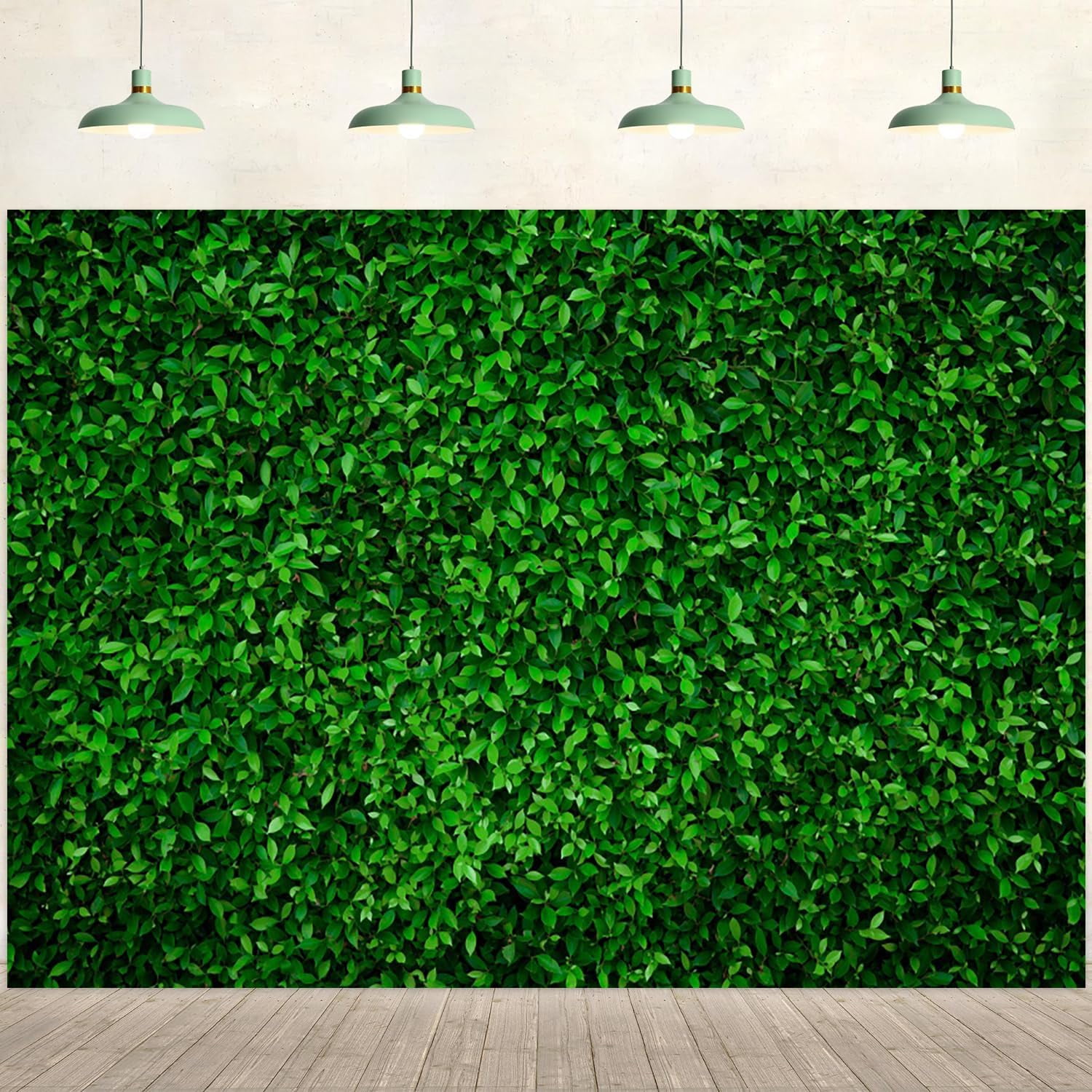 Green Leaves Backdrop Nature Greenery Wall Photography Background ...