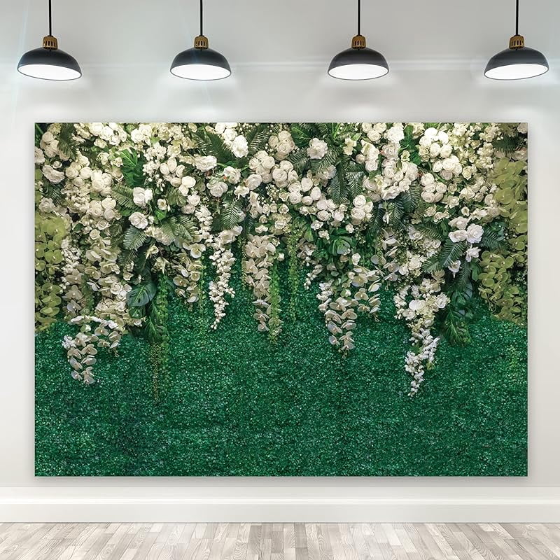 Green Leaves Backdrop Wedding Flowers Floral Blossom Greenery Grass ...