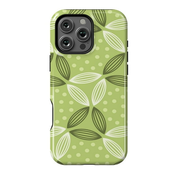 Green Leaves Botanical For iPhone 11 to 17 Pro Max Compatible Phone ...