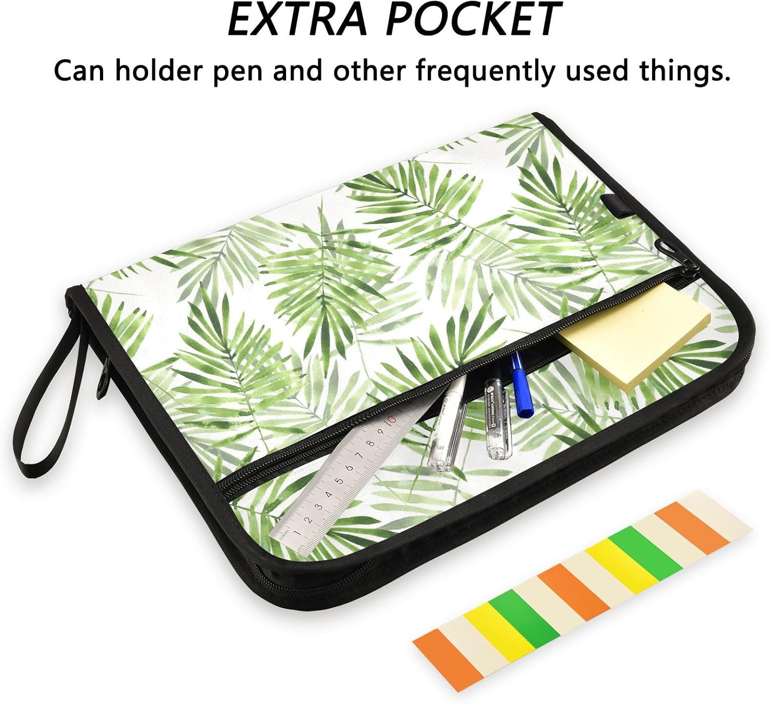 Green Leaves Expanding File Folder Hanging File Folders With 13Pocket ...