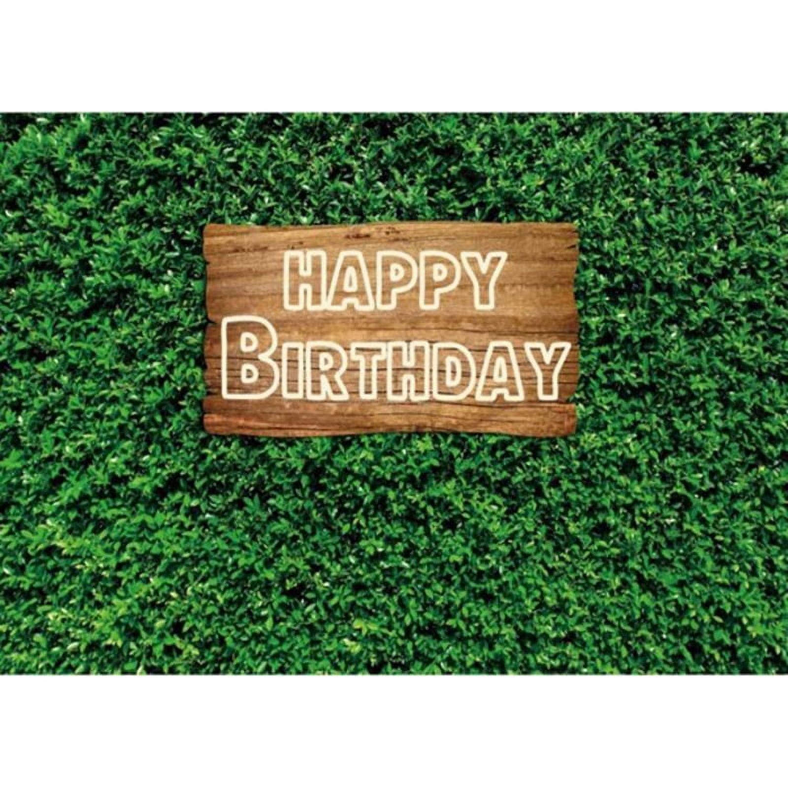 Green Leaves Happy Birthday Party Backdrop Baby Shower Background For ...