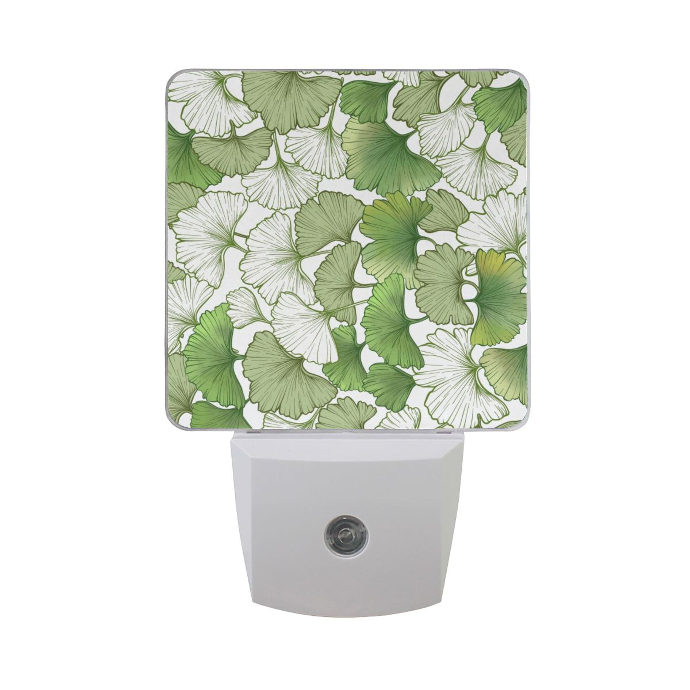 Green Leaves Night Light LED Dusk to Dawn Auto Sensor Night Lamp Plug ...