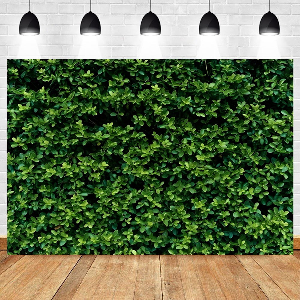 Green Leaves Wall Photography Backdrop Tropical Jungle Natural Leaf ...