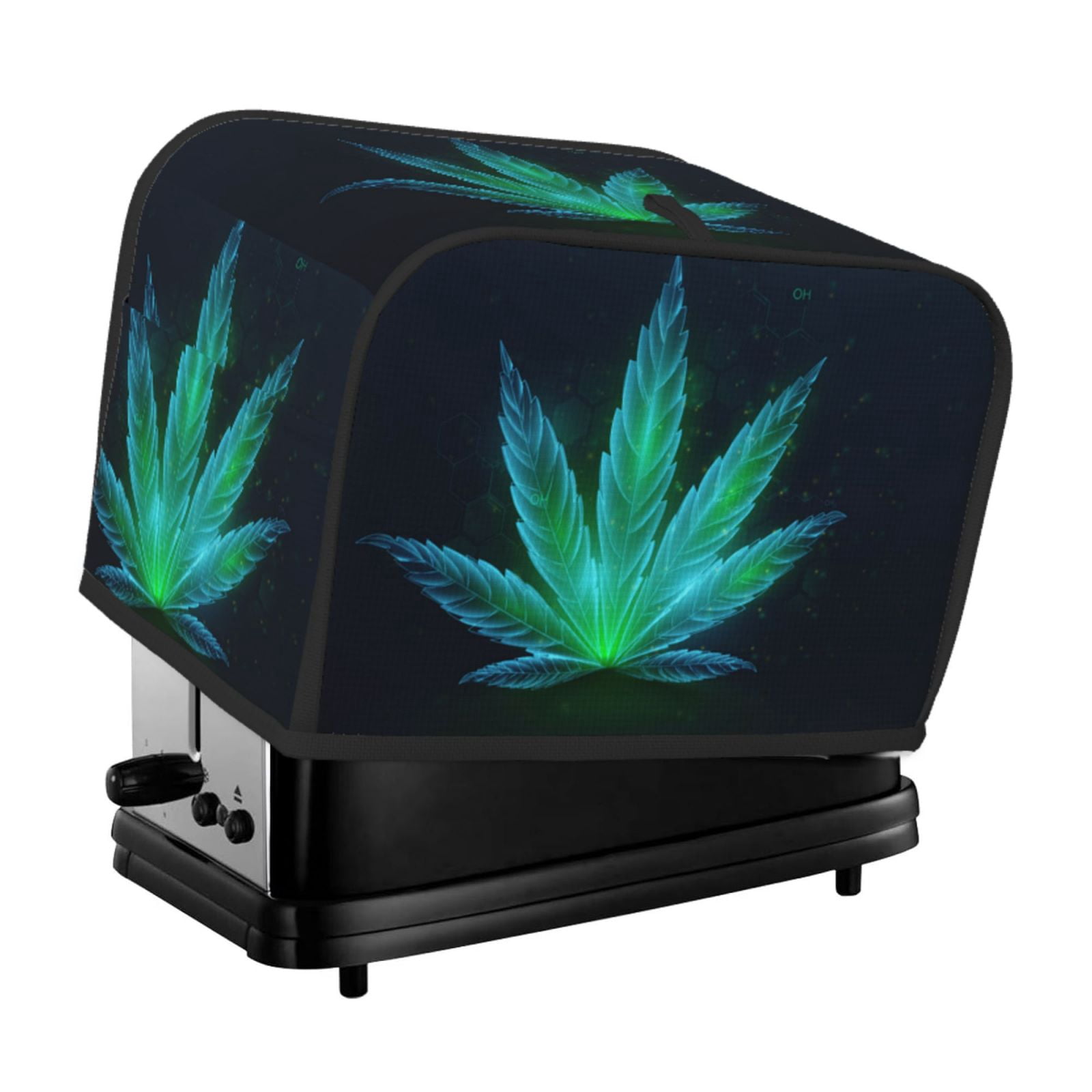 Green Leaves With Formula 2 Slice Toaster Cover Bread Maker Dust ...