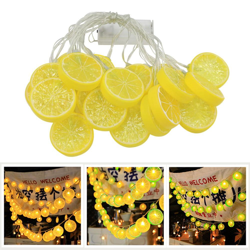 Green Lemon Led Small Colored Lights Night Market Stall Atmosphere ...