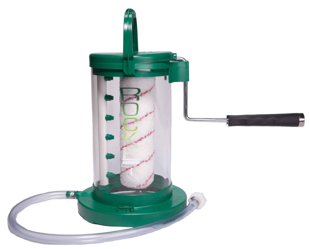 Green Leos Rocket - Hands Free Acrylic and ABS Paint Roller Cover ...