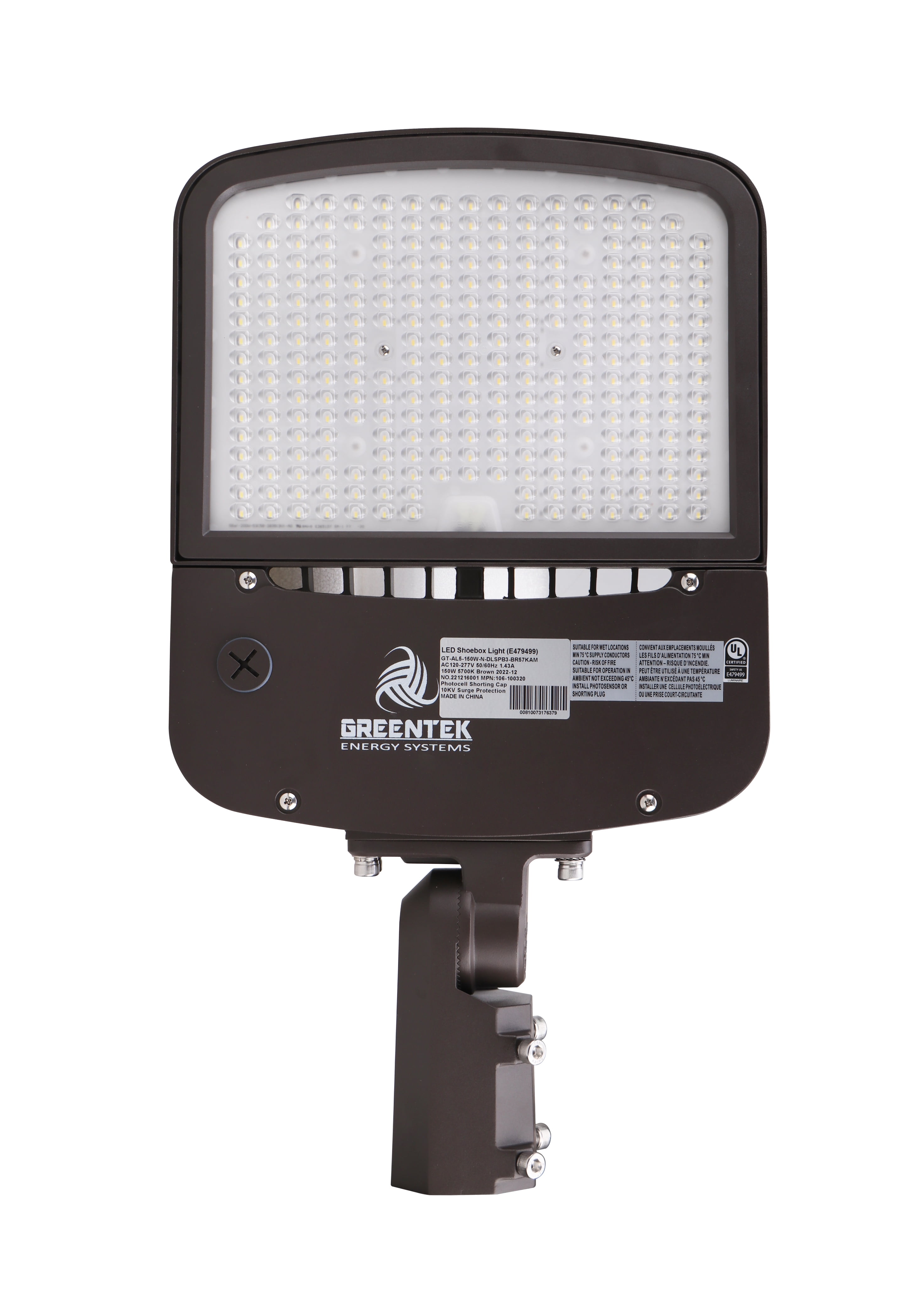 Green Light Depot LED Street Light - 150W - 22,200 Lumens - Shorting ...