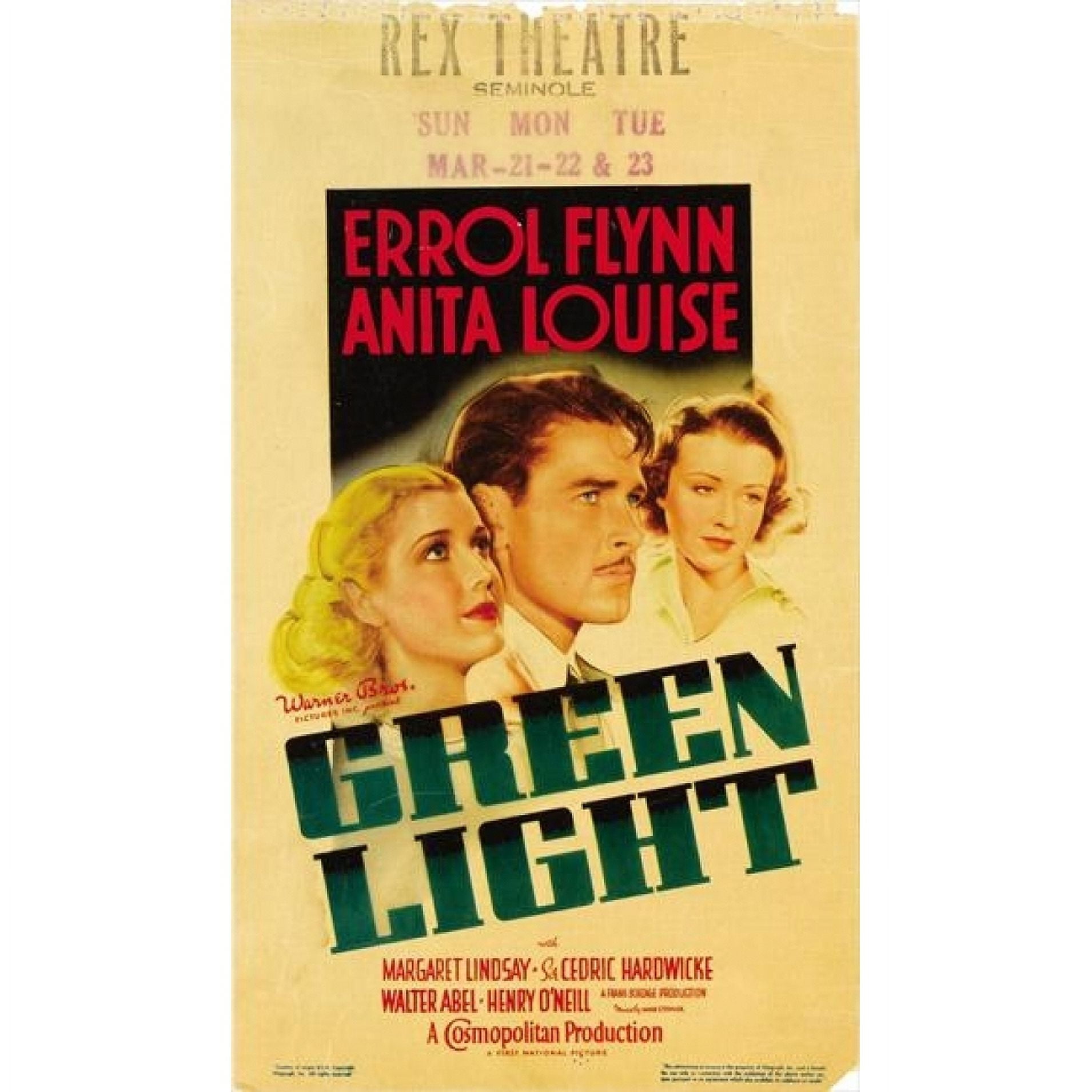 Green Light Movie Poster (11 x 17) - Walmart.com