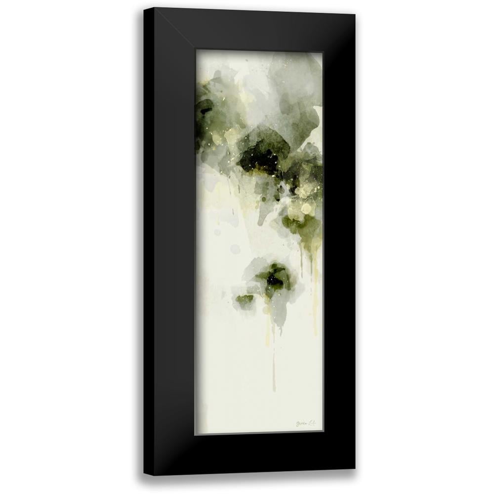 Green Lili 7x14 Black Modern Framed Museum Art Print Titled - Misty ...