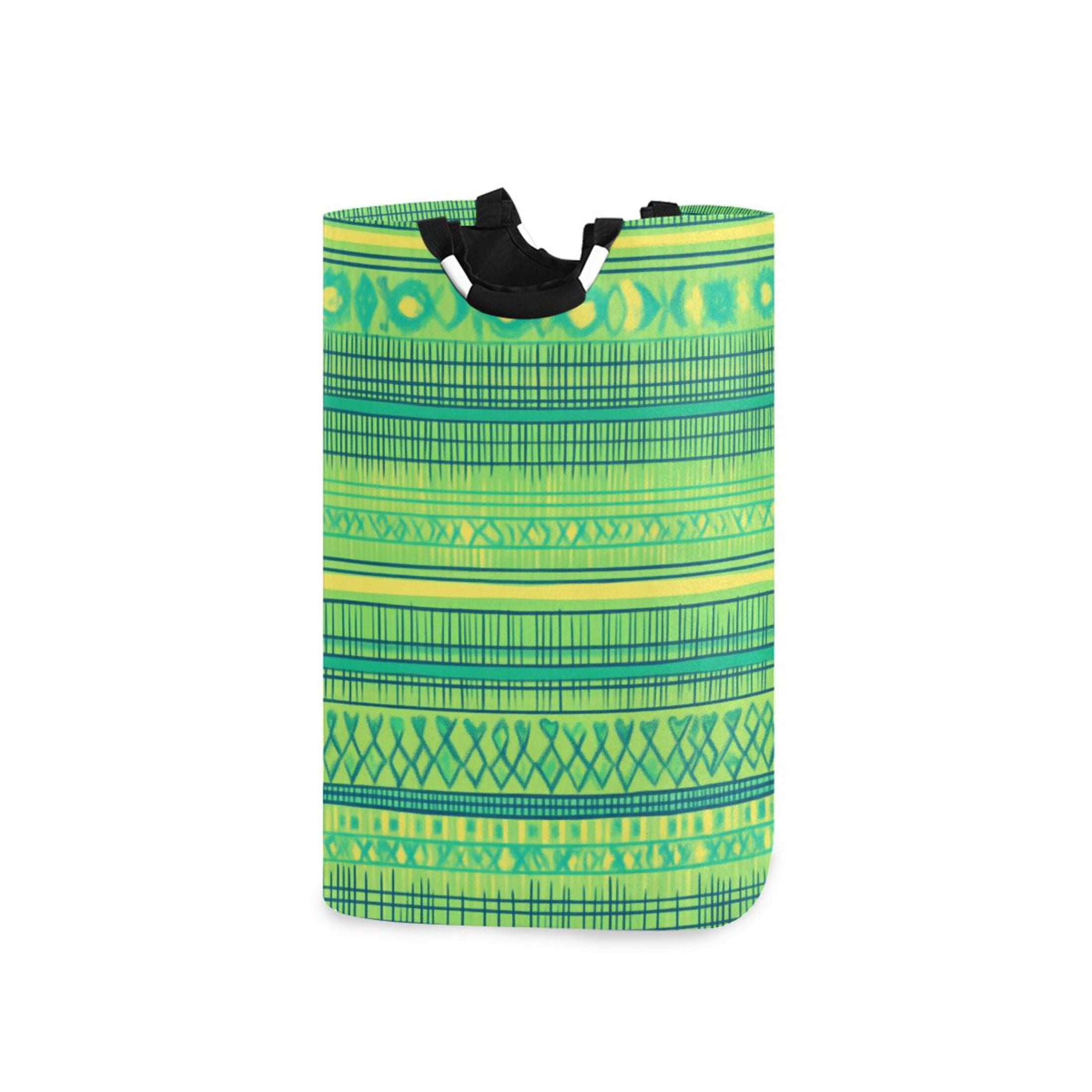 Green Line Design Laundry Basket with Handles 50L Collapsible Laundry ...