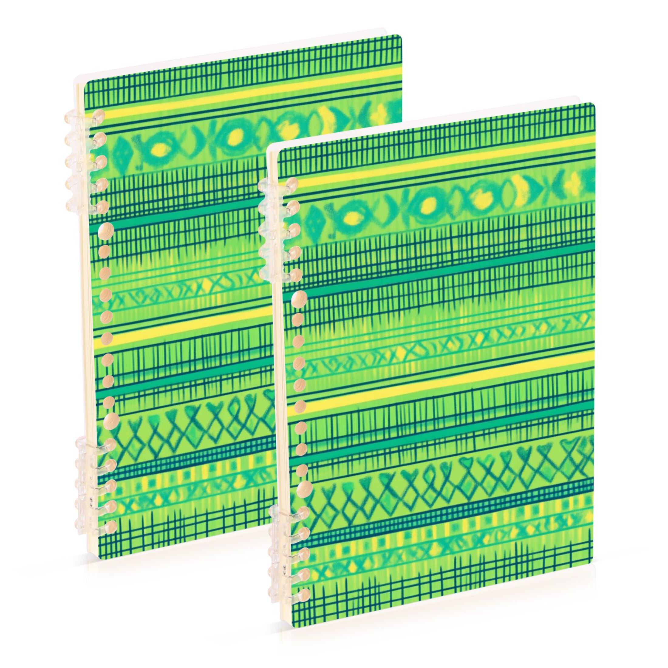 Green Line Design Lined Spiral Journal Notebook 60 Pages A5 College ...
