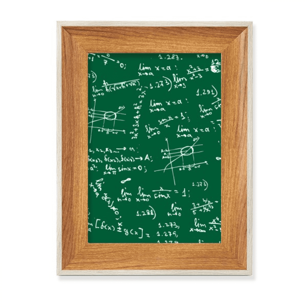 Green Lits Mathematical Formulas Desktop Wooden Photo Frame Display ...
