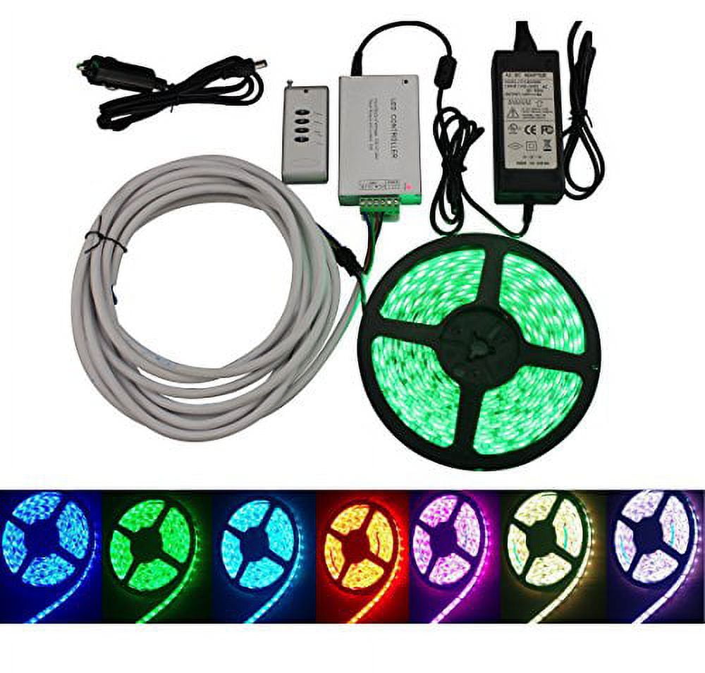 Green LongLife 8080109 Programmable RGB Multi-color 16.4 FT LED Light ...
